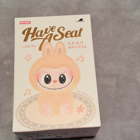 POP MART | Toys | Pop Mart Labubu Have A Seat Doll Cream | Poshmark
